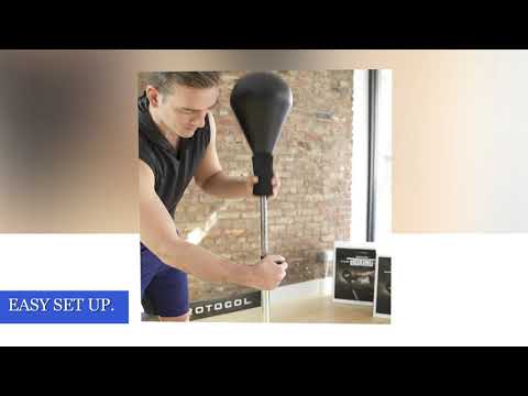 Protocol punching bag with stand
