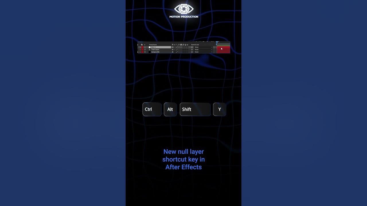 Adding new Null Layer Shortcut Key in After Effects - YouTube