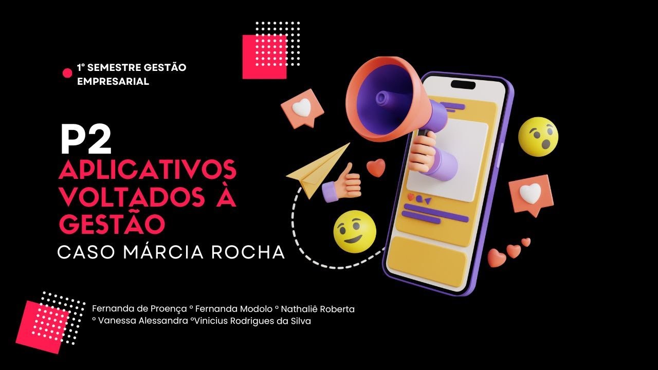 P2 aplicativos voltados à gestão Marcia Rocha GRUPOA Projeto P2 - YouTube