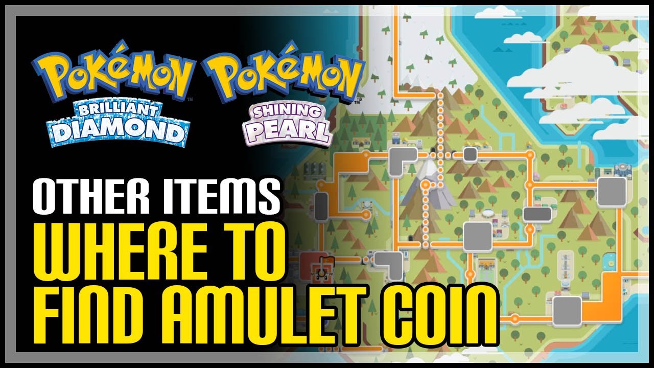 Amulet Coin Pokemon BDSP Location - YouTube