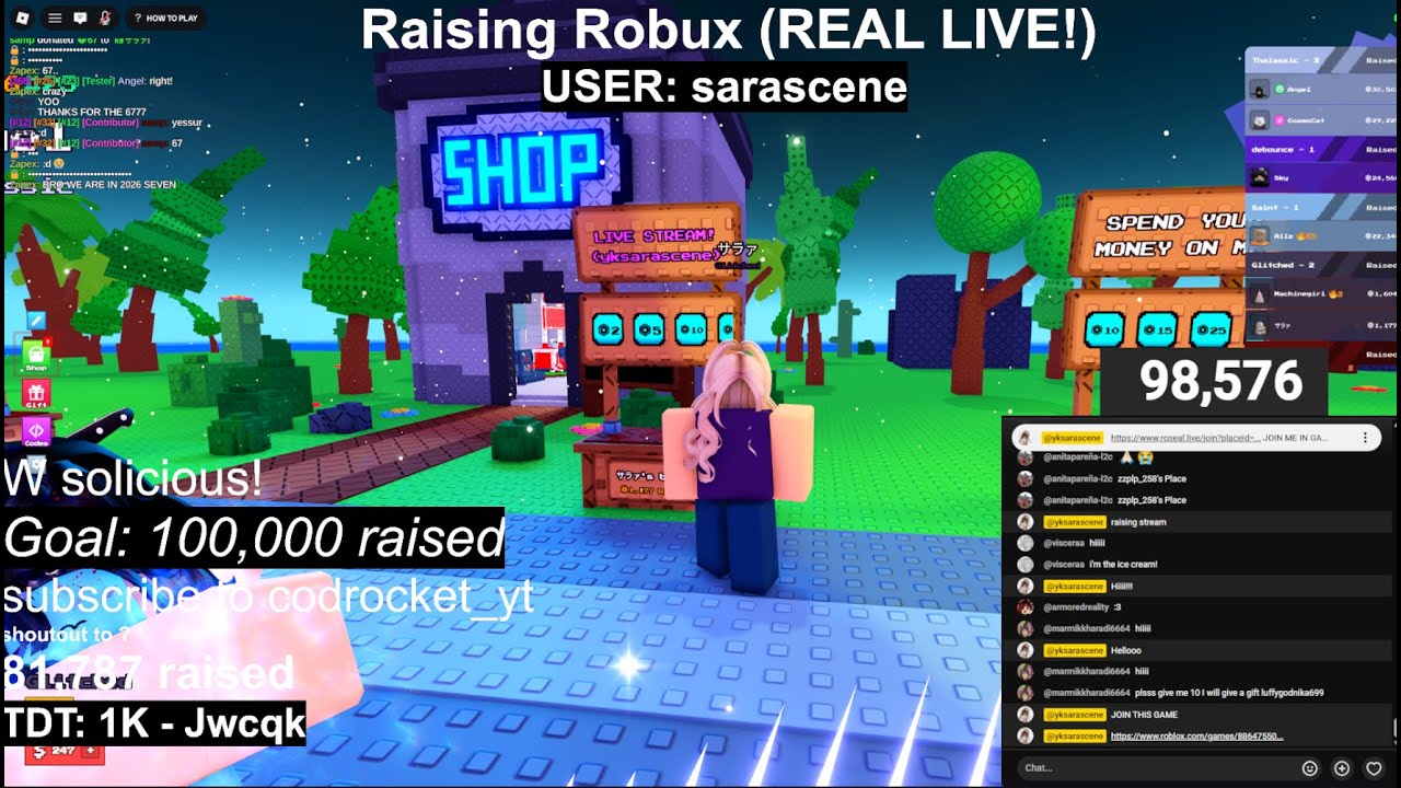 🔴 PLS DONATE LIVE & UNTITLED DONATION GAME| RAISING ROBUX!!! | I GOT ...