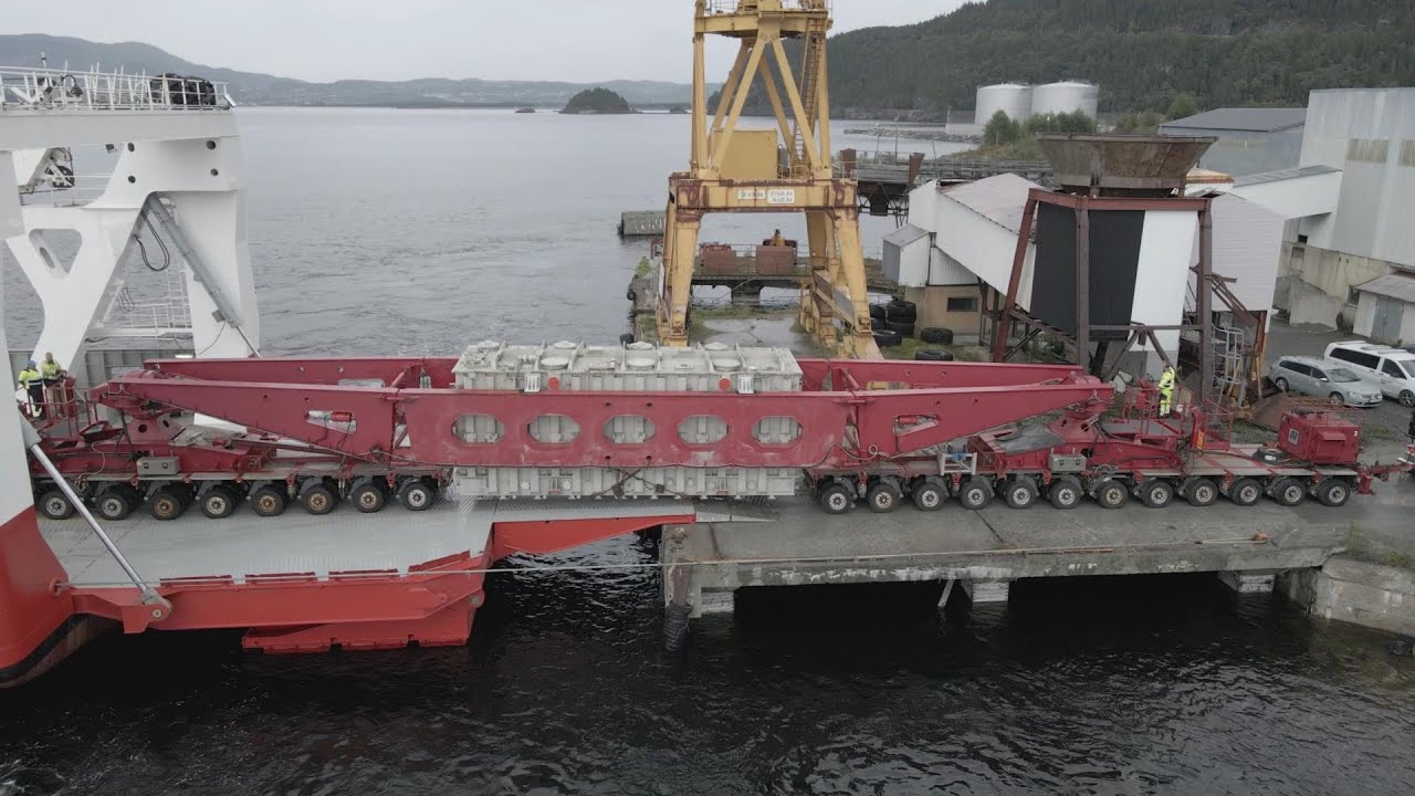 Statnett Transport Elektron transformator til Eidum trafo stasjon ...