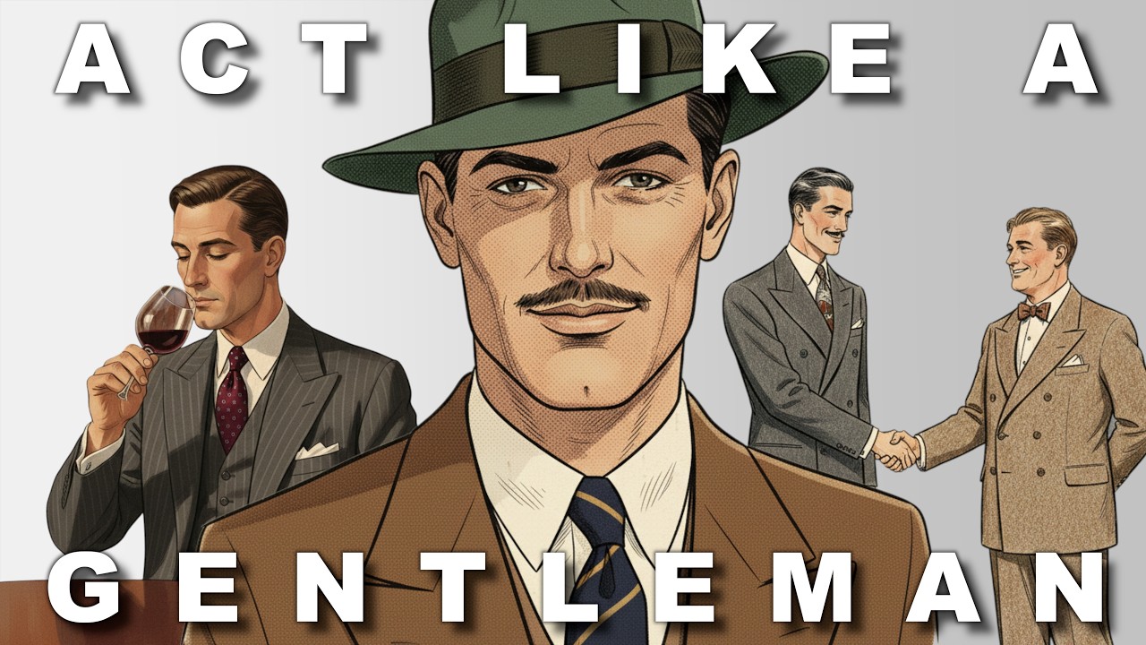 15 Gestures That Elevate Ordinary Men To High Class Gentlemen - YouTube