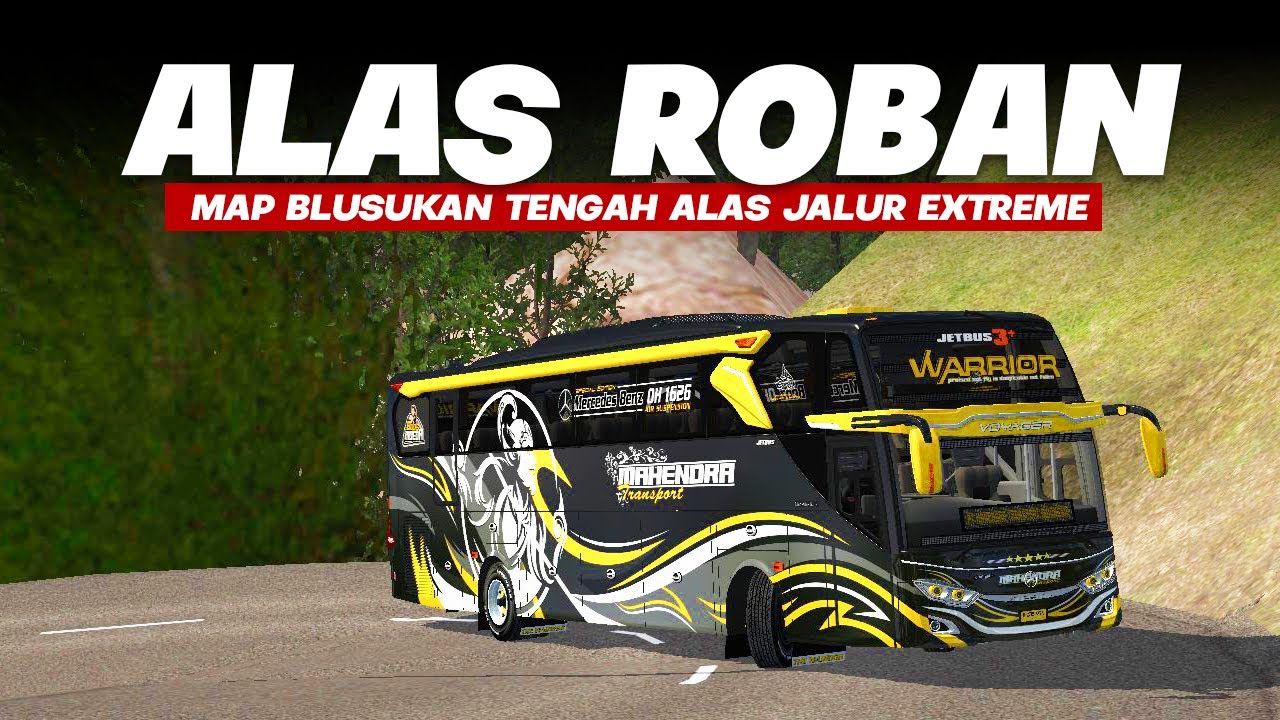 RILIS !! MOD MAP ALAS ROBAN V2 REAL BUSSID V3.7.1 - YouTube
