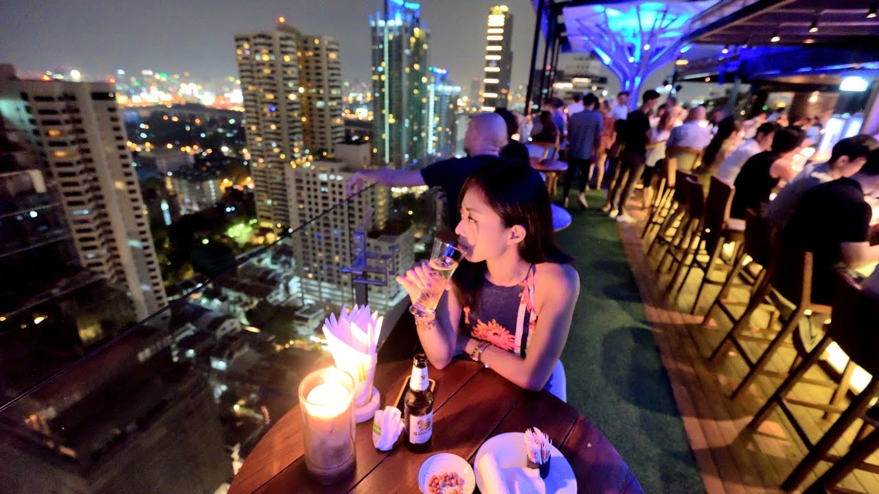 泰國 Thailand l Above Eleven Rooftop Bar - YouTube
