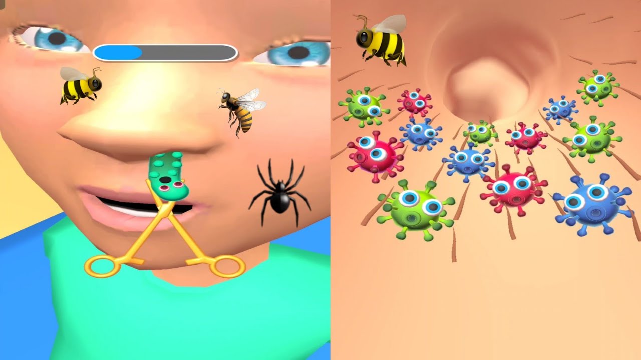 Parasite Cleaner Game - Max Level Android iOS Gameplay Part 2 - YouTube