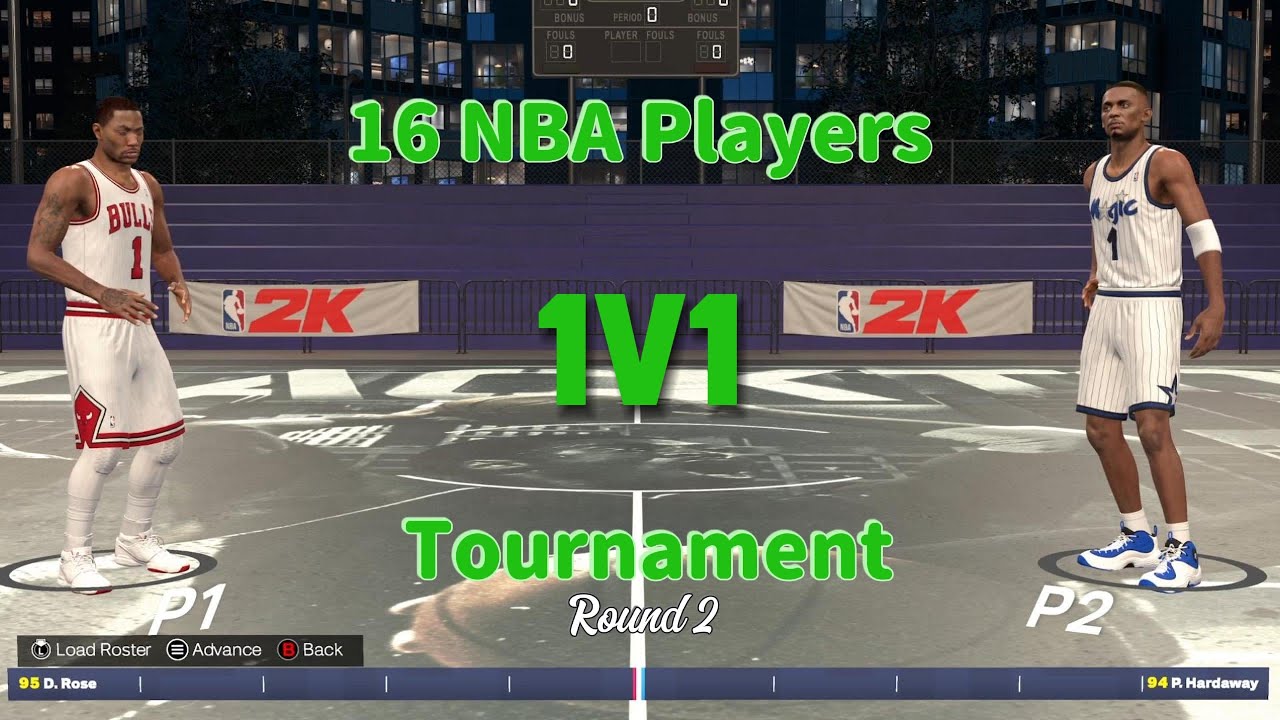 Prime Derrick Rose vs Penny Hardaway in this round 2 1v1 Tourney! - YouTube