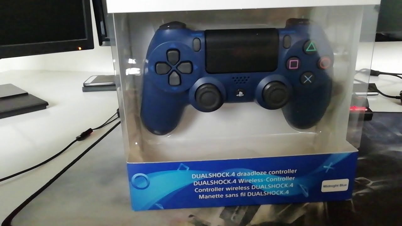 Unboxing DualShock 4 Midnight Blue - PS4 Controller - YouTube
