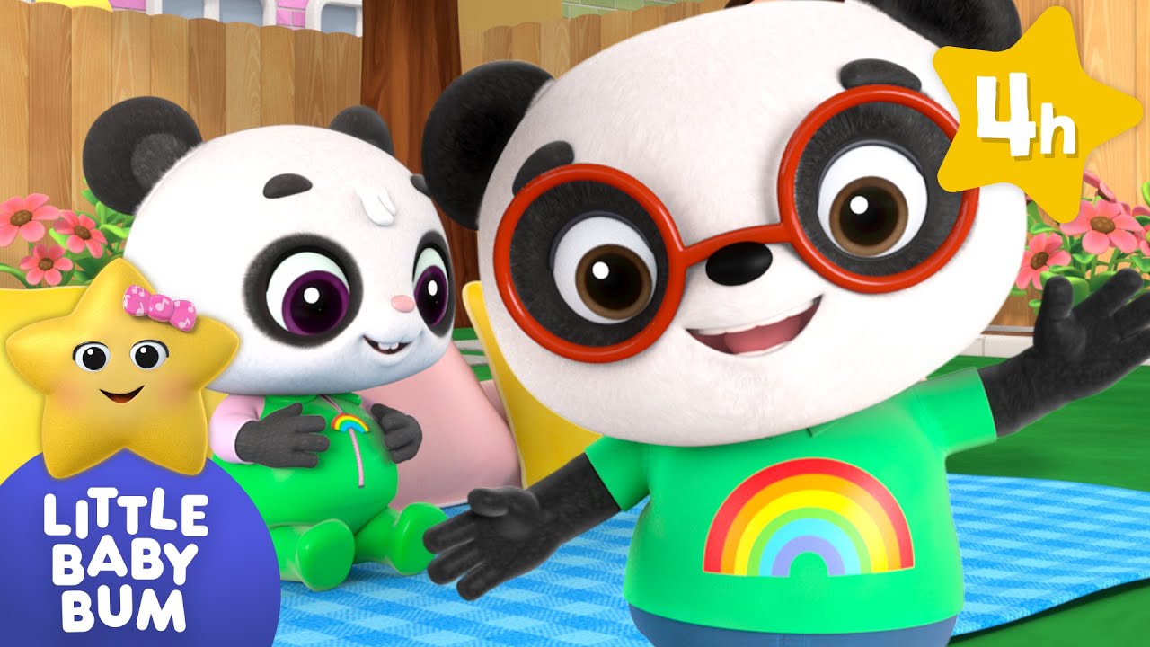 FOUR HOURS of Baby Songs | Giggle Song & More ⭐Little Baby Bum Nursery ...