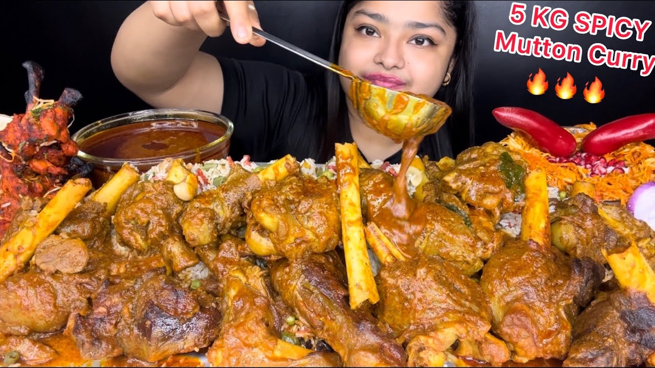 5 KG SPICY MUTTON CURRY WITH VEGETABLE PULAO |TANDOORI CHICKEN LOLLIPOP ...