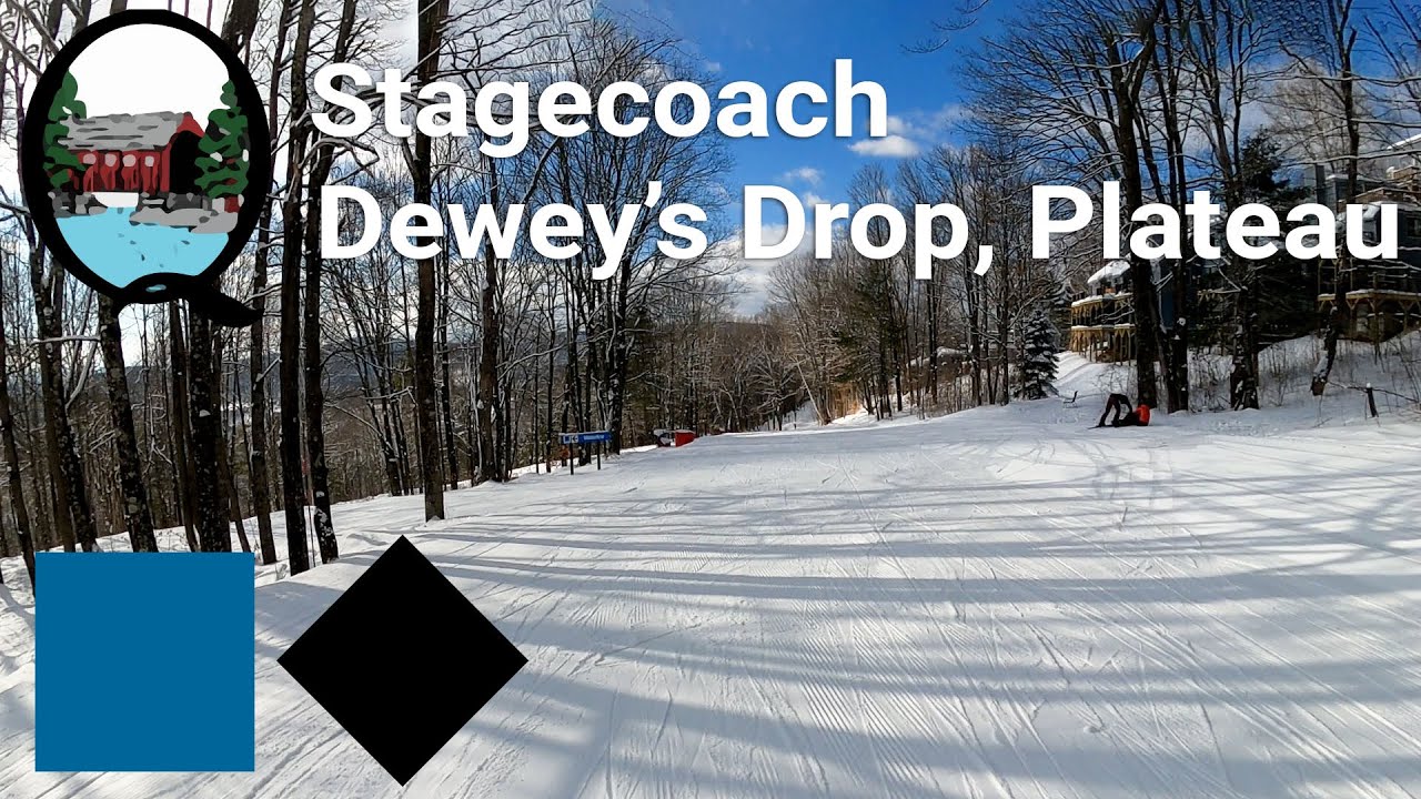 Ski Quechee - Stagecoach to Dewey's Drop to Plateau - YouTube