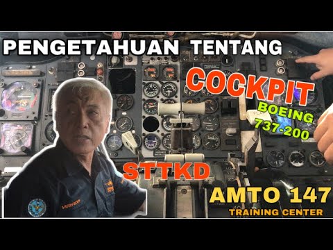 VIEW COCKPIT B 737 ||AMTO 147 TRAINING CENTER STTKD YOGYAKARTA||COCKPIT ...