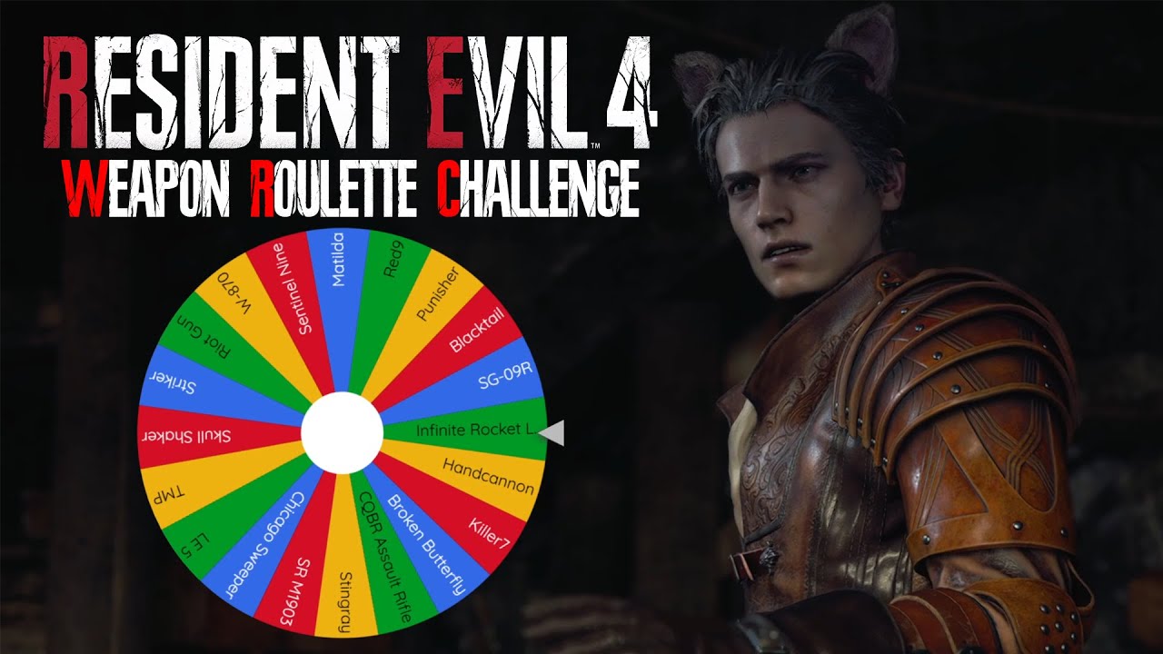 Resident Evil 4 Remake - Weapon Roulette Challenge in Professional Full ...