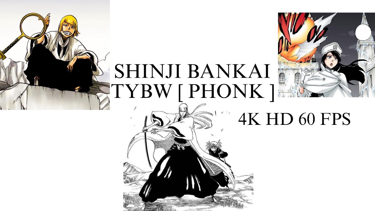 SHINJI HIRAKO BANKAI EDIT | BLEACH TYBW [ PHONK ] 4K HD 60 FPS - YouTube