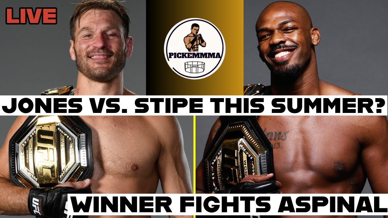 MMA LIVE STREAM | JONES VS. STIPE THIS SUMMER? WINNER FIGHTS ASPINALL ...