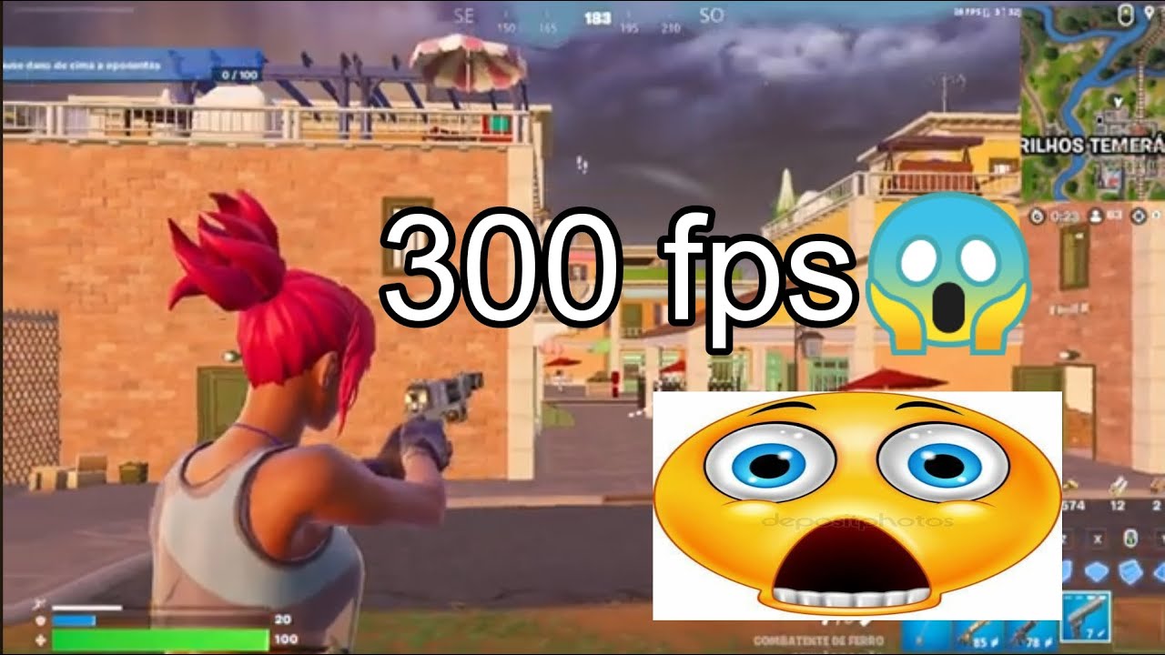JOGANDO FORTNITE A *300 FPS* 🔥🔥(esses poder do avatar ta mto op) - YouTube