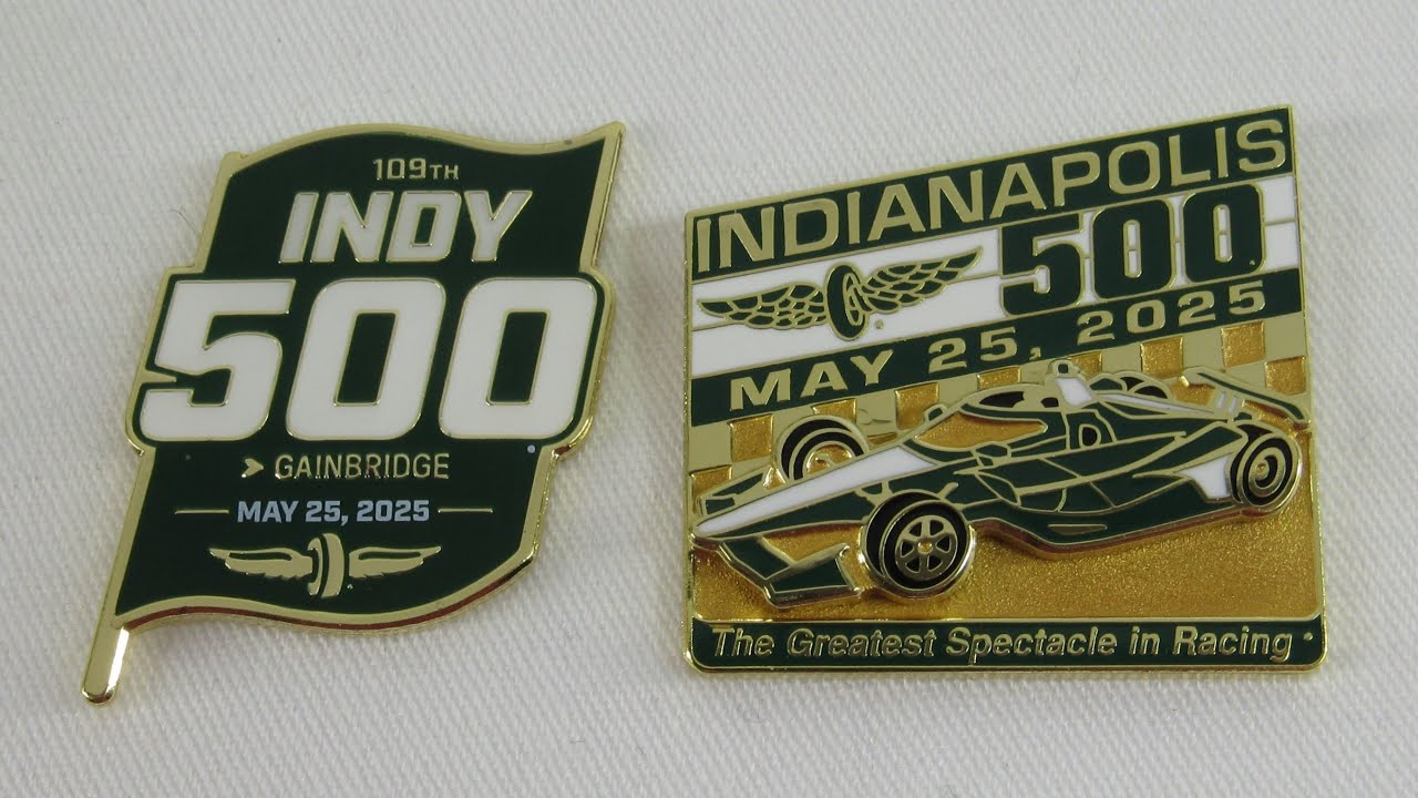 2025 Indy 500 Event & Car Mount Collector Lapel Pin 109TH Running IMS ...