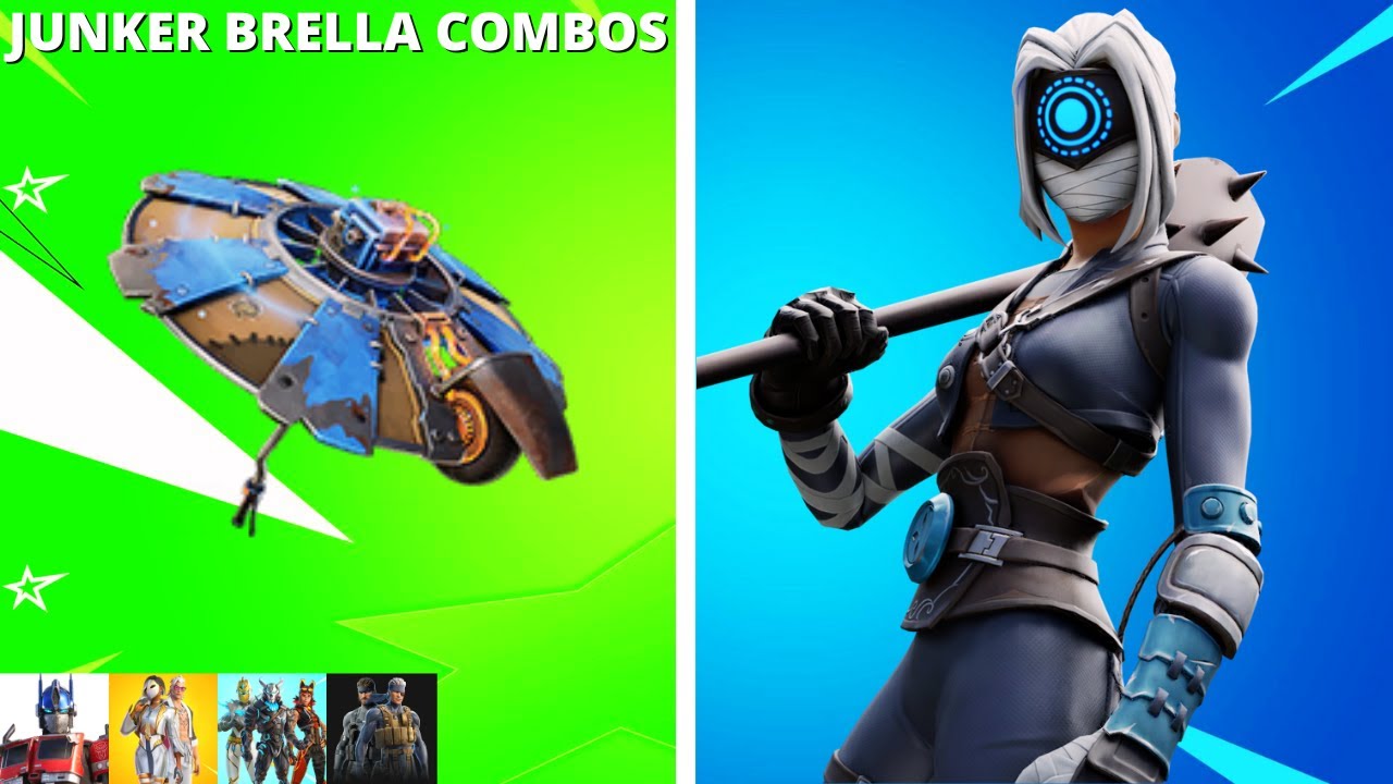 JUNKER BRELLA UMBRELLA COMBOS (Fortnite Battle Royale) - YouTube