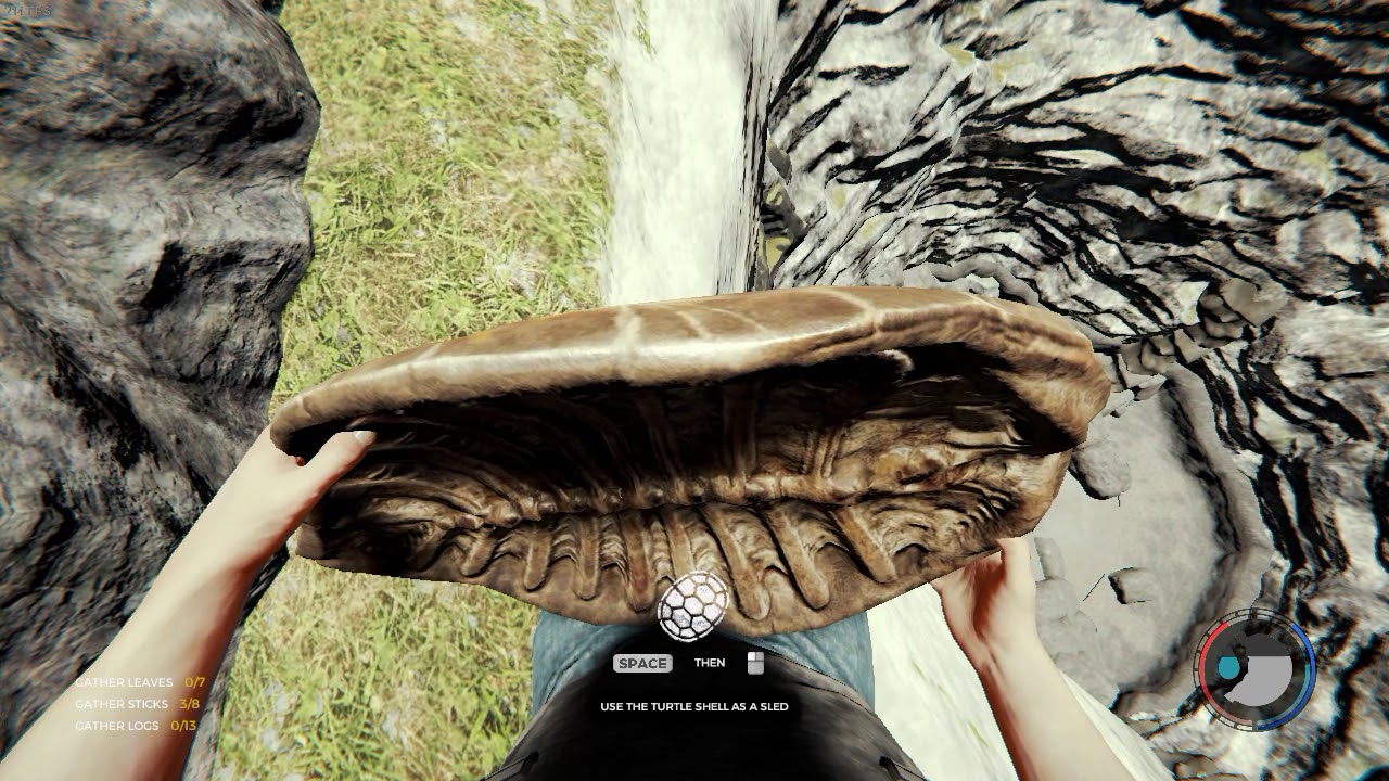 The Forest | Hole Turtle Sled :) - YouTube