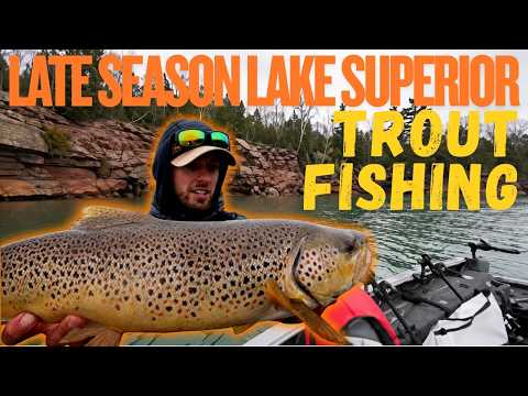 Late Season Trout Fishing On Lake Superior - YouTube