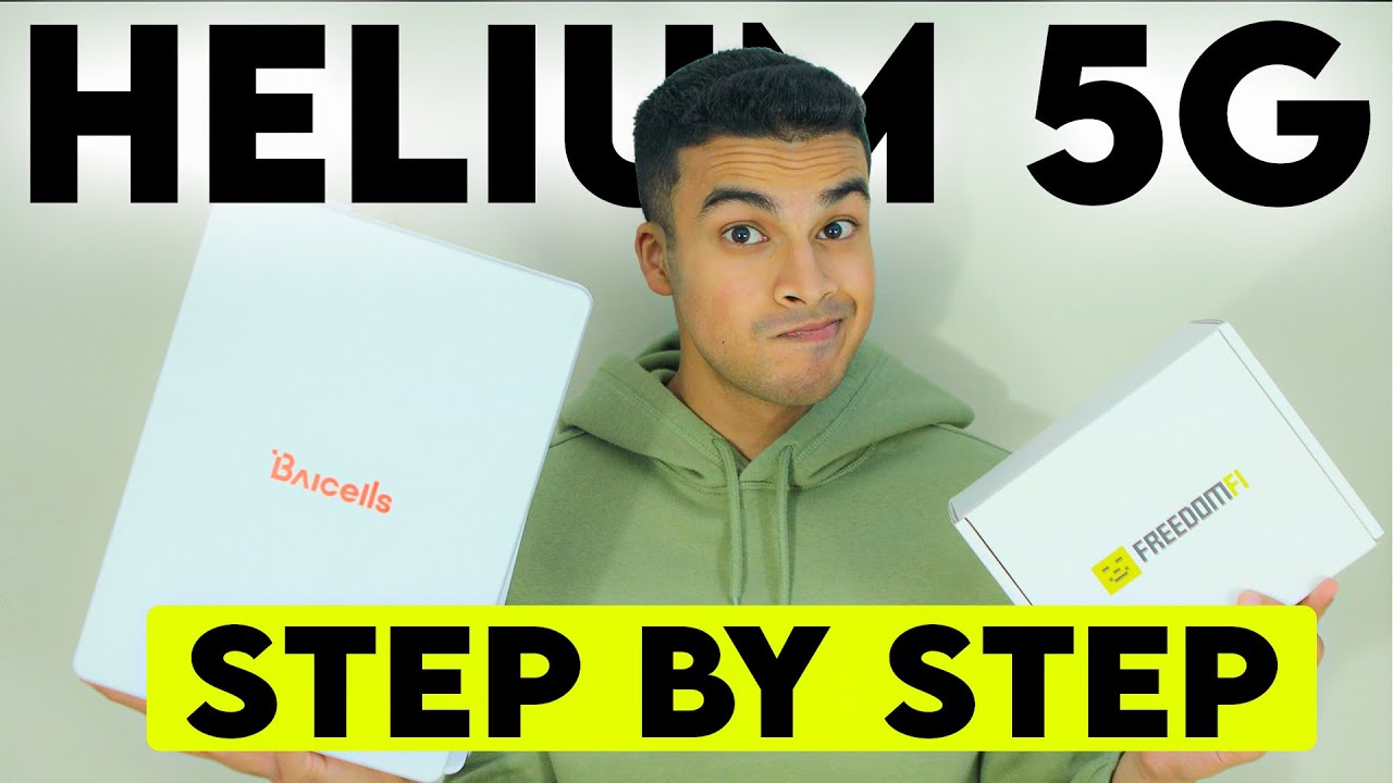 How To Setup Helium 5g Miner ($108/day) - YouTube