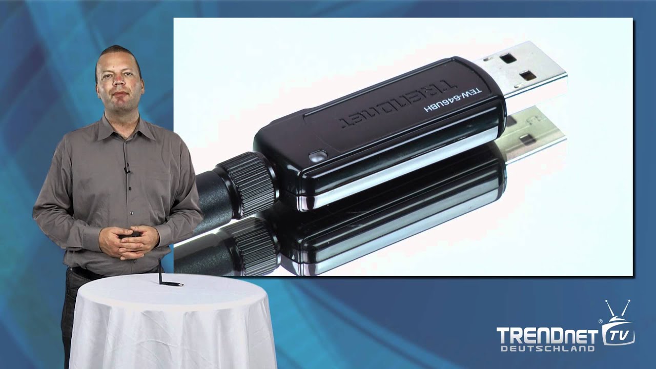 High-Power 150 MBit/s Wireless-N USB-Adapter TEW-646UBH - YouTube