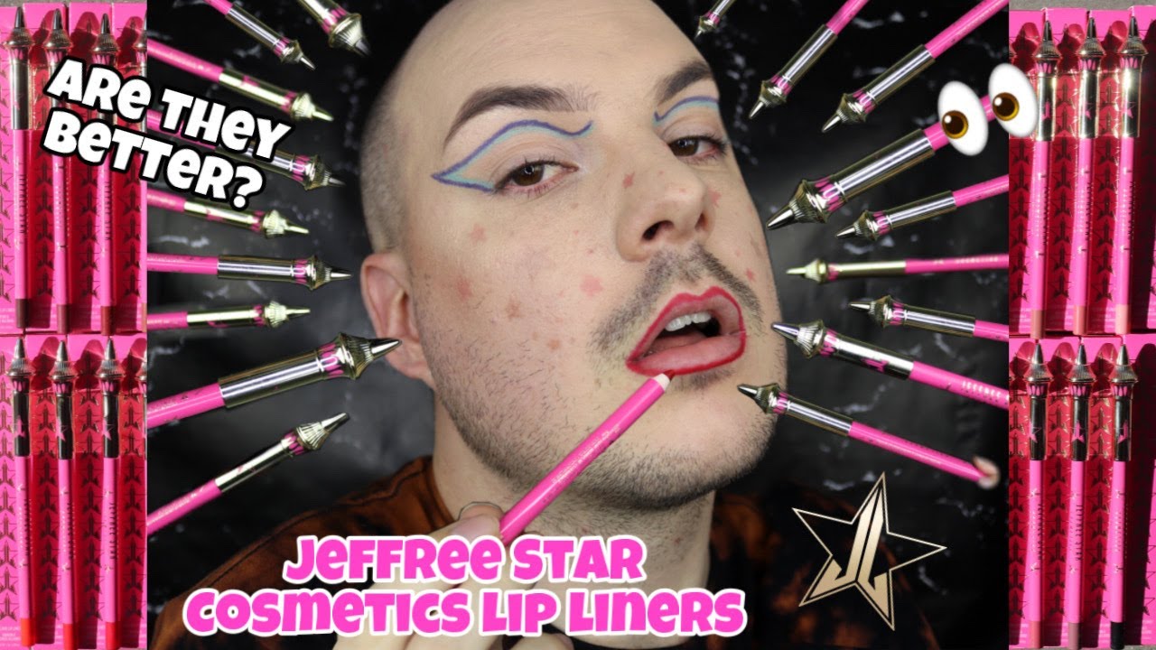 💗 THE NEW JEFFREE STAR LIP LINERS REVIEW | ARE THEY BETTER? 💗 - YouTube