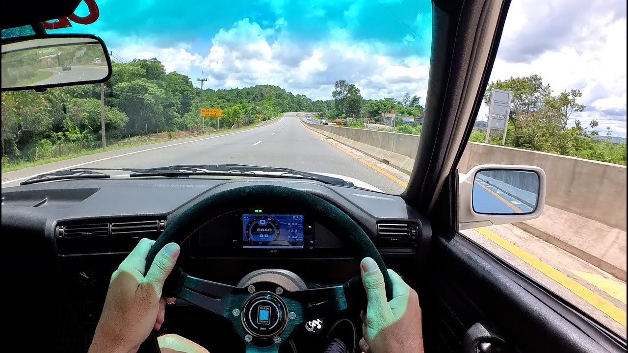 M3 V8 ASMR - S65 V8 Swapped BMW E30 - POV Driving Footage - HWY 12 ...