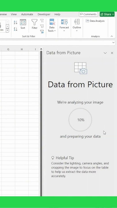 How To Insert Data From Image In Excel Exceltech Excelmacros