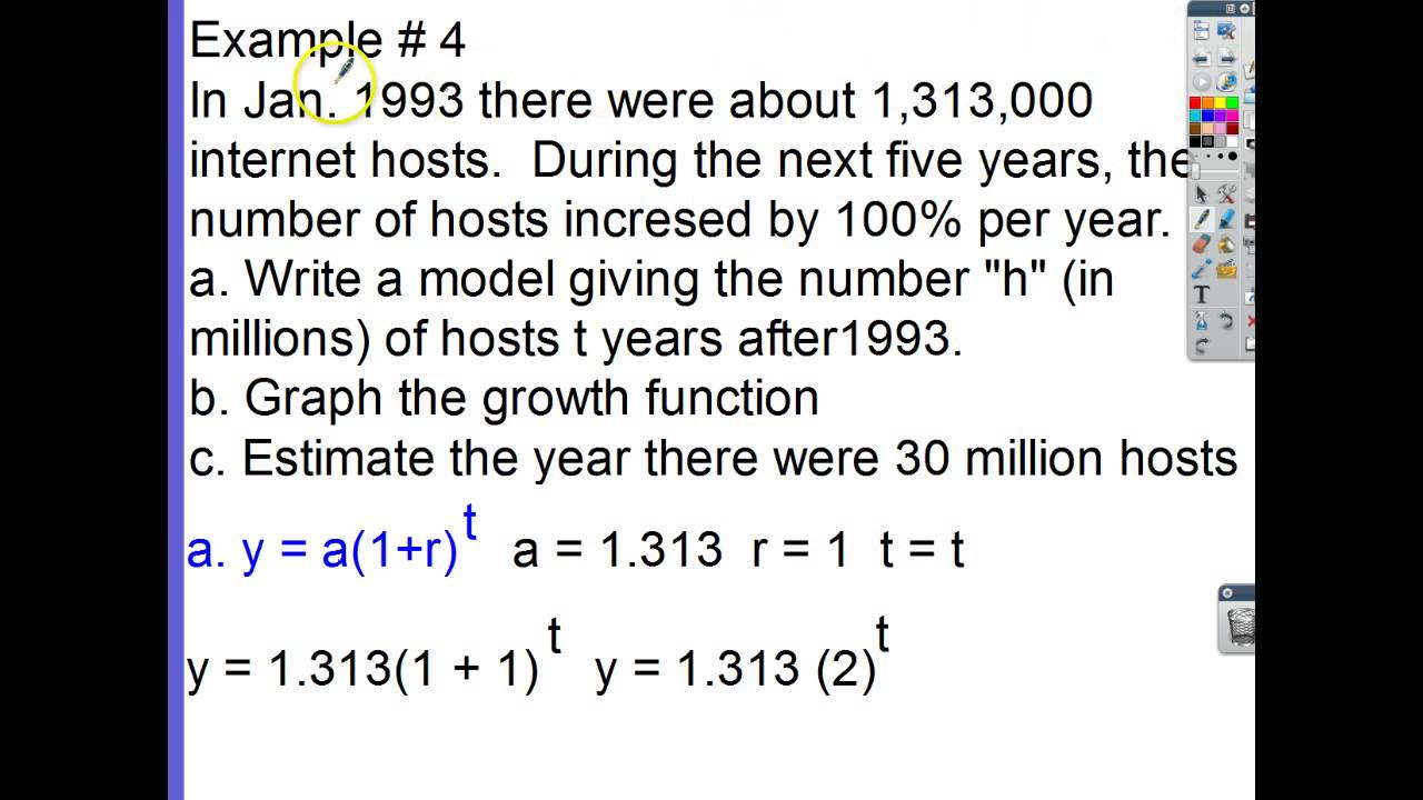 8.1 Exponential Growth - YouTube