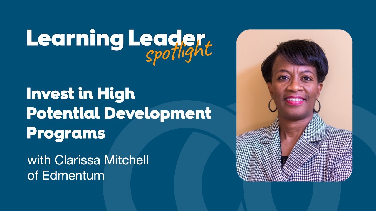 Invest in High Potential Development Programs - Clarissa Mitchell - YouTube