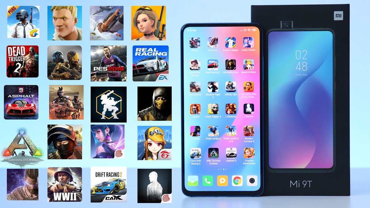 Game Test Xiaomi MI 9T 6GB RAM/128GB in 20 games Android Fortnite ...