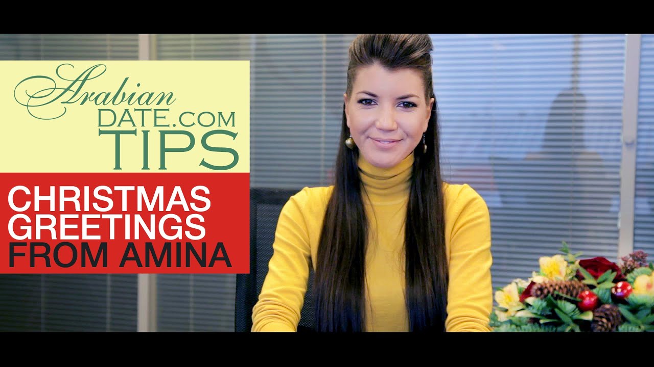 ArabianDate - Christmas greeting from Amina - YouTube