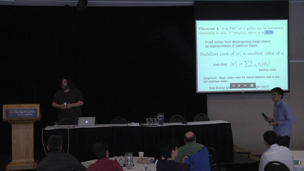 Jan 15 John Smolin. "Virtual Qubits from Classical Computation" (Part 2 ...