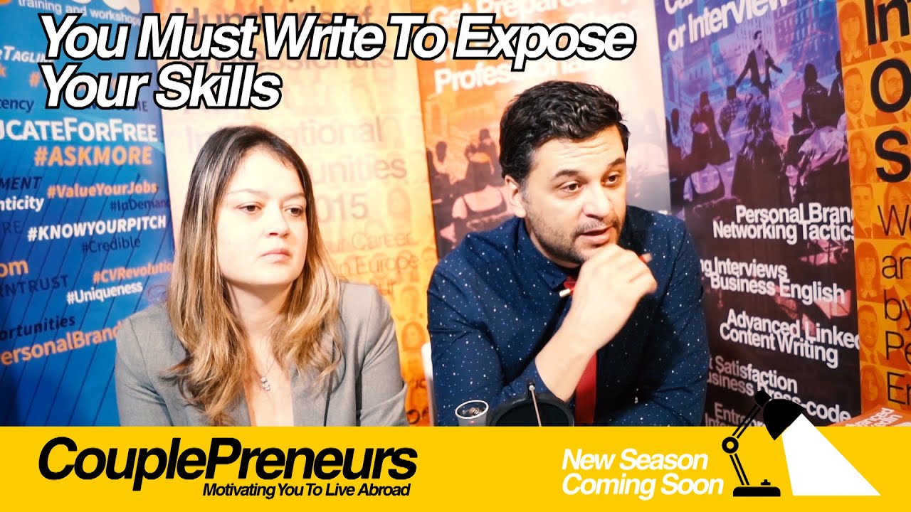 YOU MUST WRITE TO EXPOSE YOUR SKILLS Part III by CouplePreneurs - YouTube