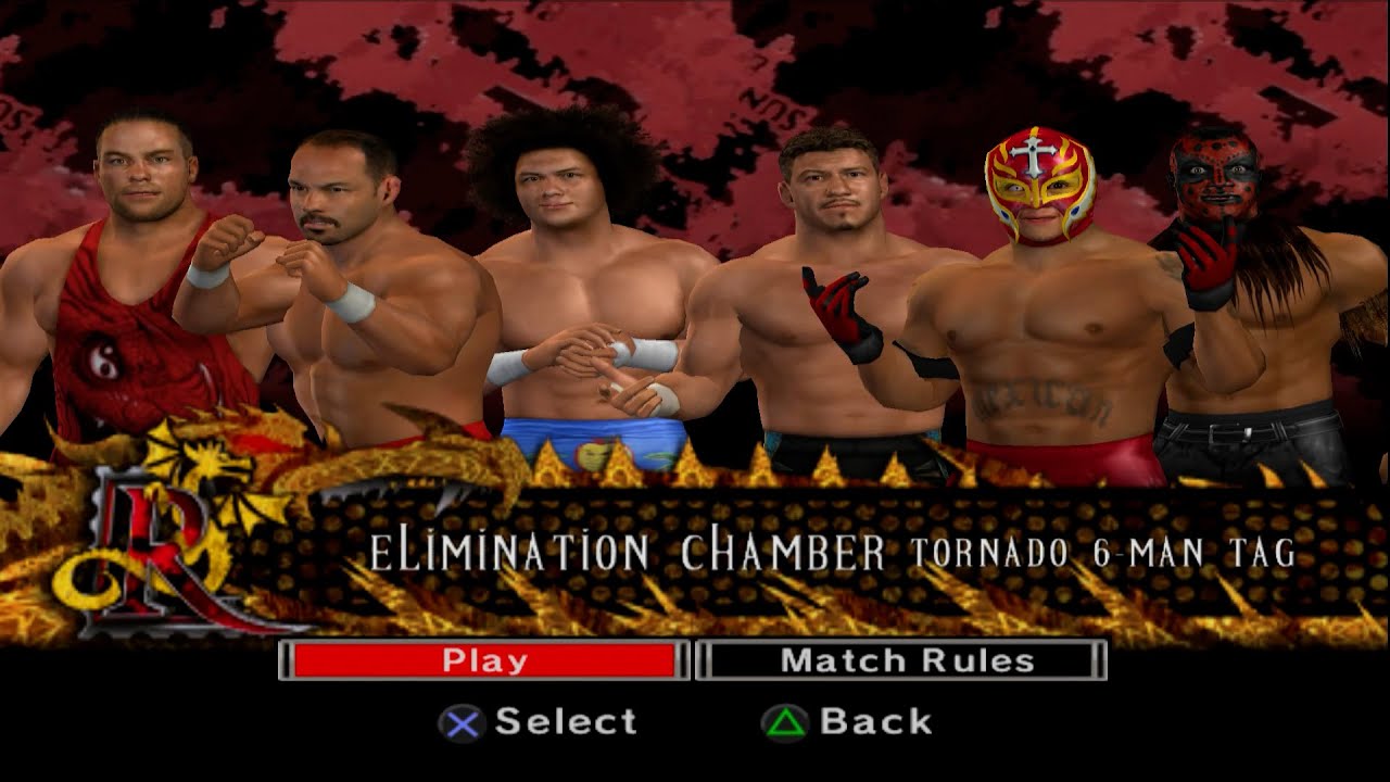 WWE SmackDown vs. Raw 2007 - RVD,Carlito,Chavo VS Mysterio,Eddie ...