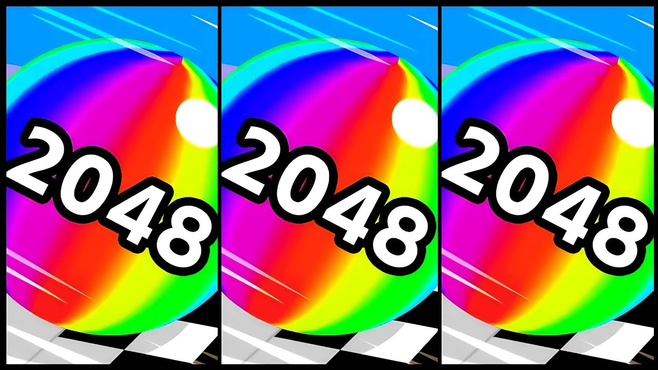 Ball Run Vs Ball Run 2048 Infinity Mode Vs Ball Run 2048 Walkthrough Part 11 - YouTube