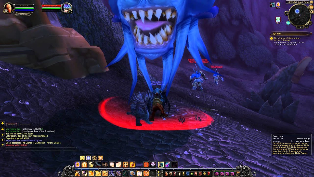 Quest 1046:The Cipher of Damnation - Ar'tor's Charge (WoW, human ...
