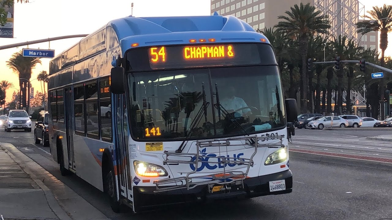 OCTA 2015 New Flyer XN40 #5701 on the 54! - YouTube