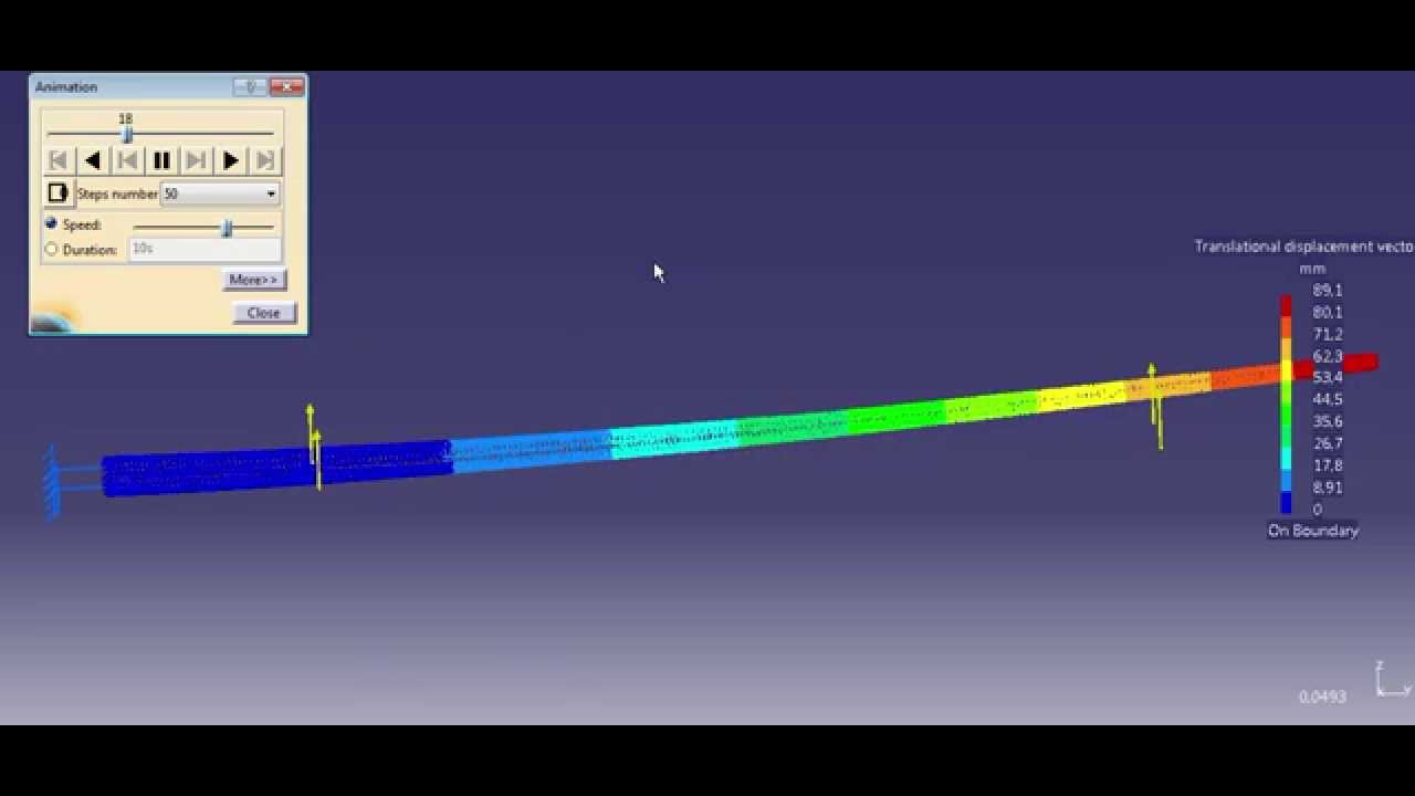 stress analysis of aircraft wing - YouTube