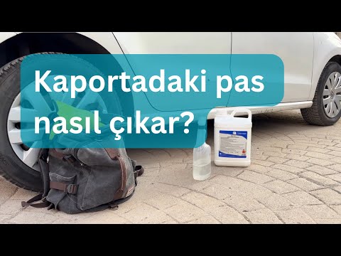 Araba kaportasındaki pas lekesi nasıl çıkar?