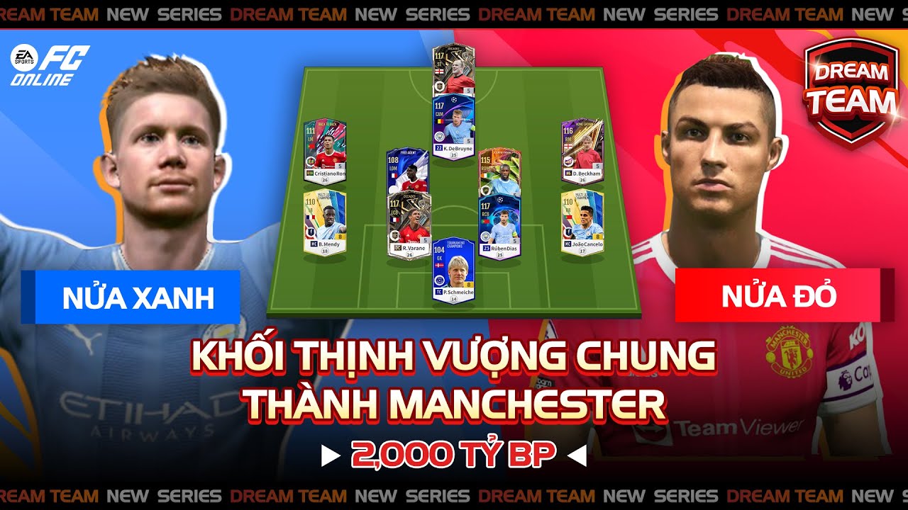 Dream Team #5: Team color "KHỐI THỊNH VƯƠNG CHUNG THÀNH MANCHESTER" với ...