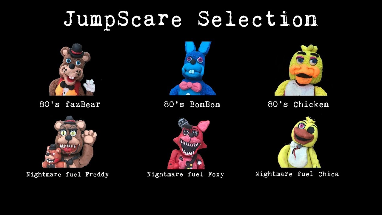 Five Nights at Freddy's FNAF 1-4 Jumpscare Simulator - YouTube