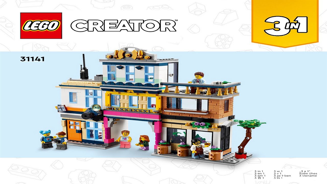 LEGO instructions - Creator - 31141 - Main Street (Book 3) - YouTube
