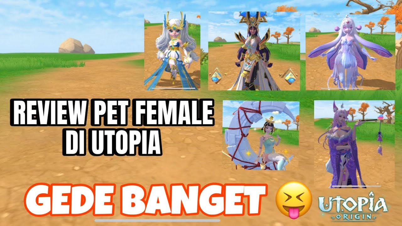 REVIEW SKILL PET FEMALE DI UTOPIA ORIGIN || KEREN CUY 🫴 || KIREY - YouTube