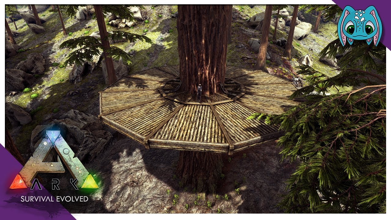 Streamed Upside Down Tree House :: ARK: Building w/ Fizz (NO Mods ...