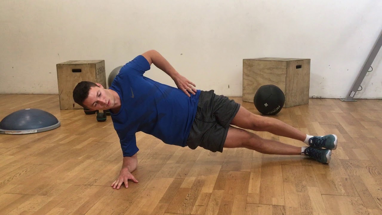 Comment améliorer sa condition physique - Planche dynamique côté - YouTube