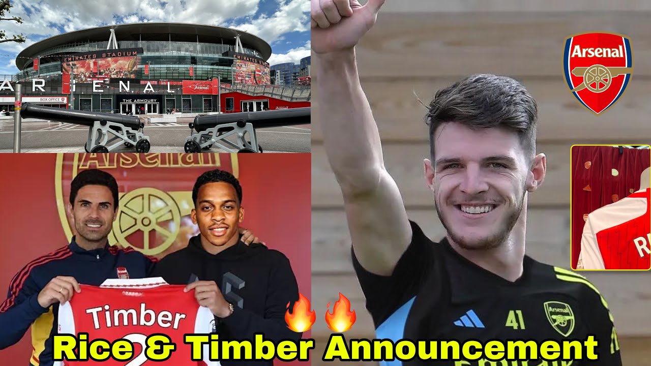 Confirmed! Declan Rice and Jurrien Timber Announcement IMMINENT!🔥Timber ...