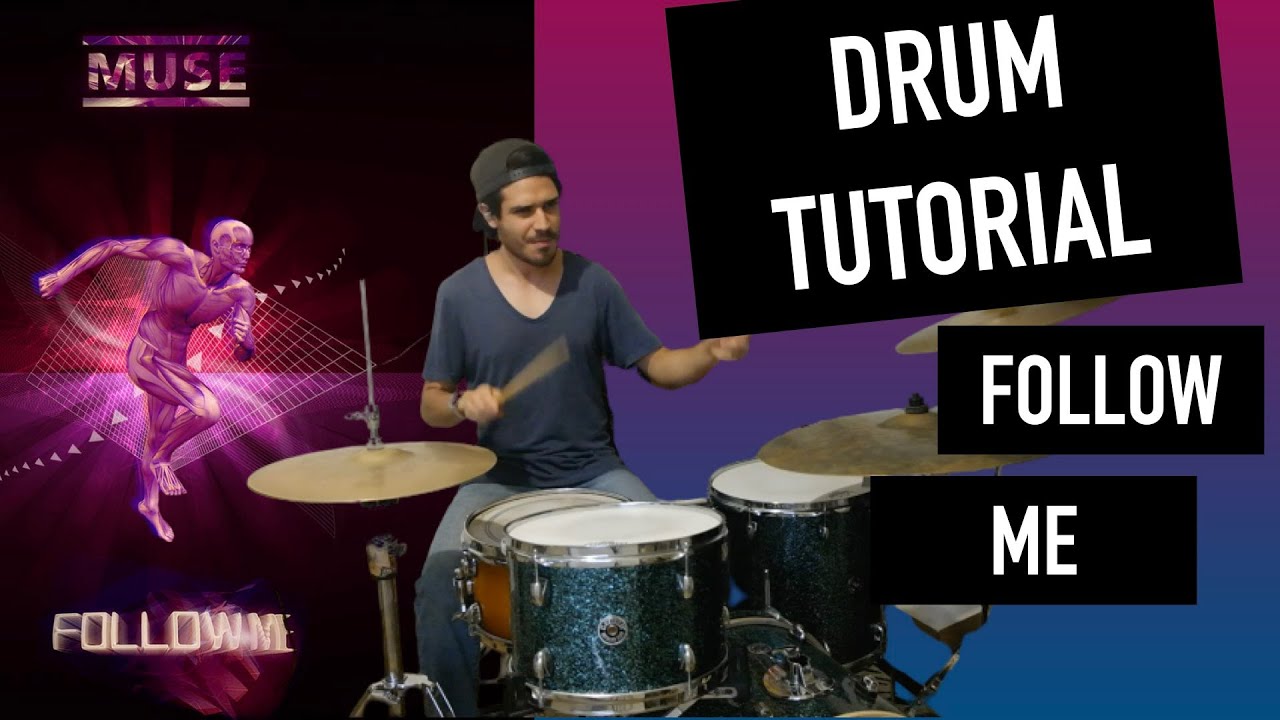 FOLLOW ME - MUSE ( Drum Transcription ) - YouTube