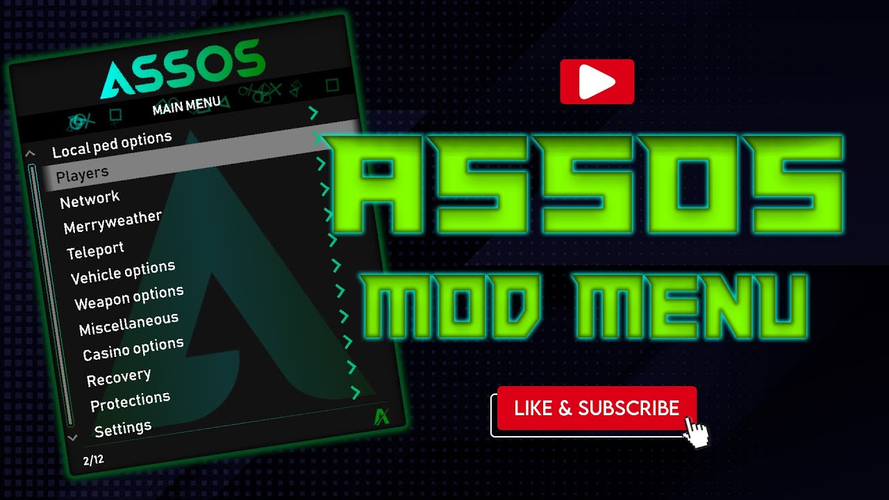 ASSOS Mod Menu Latest | GTA ONLINE - YouTube
